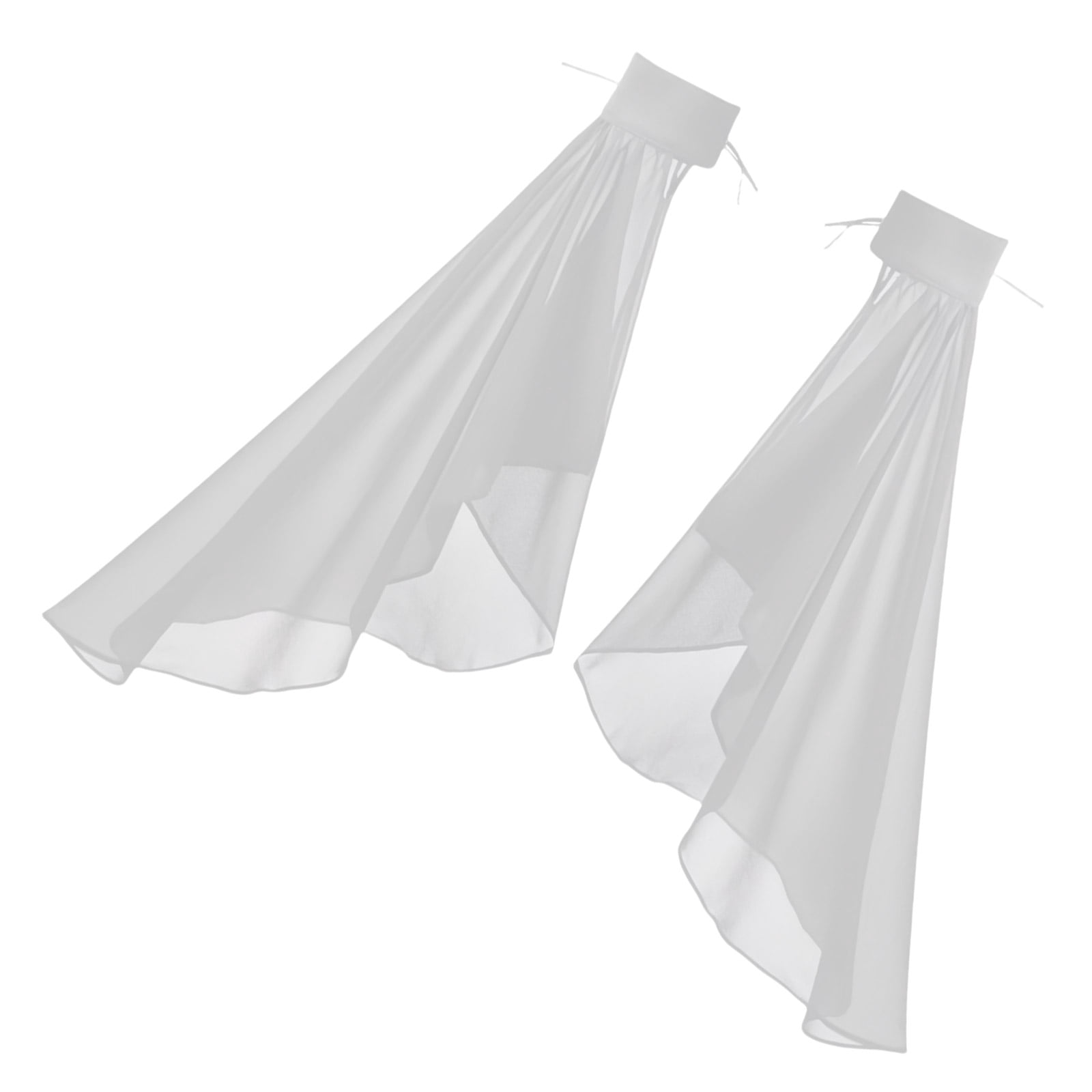 Bridal Sheer Bishop Sleeve Arm Covers for Bride False Sleeve Tulle for ...