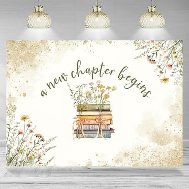 Wedding Backdrop Reception Blue White Floral Bridal Shower Background ...