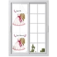 Bridal Shower Window Privacy Film, Just Married Wedding Dress Groom ...