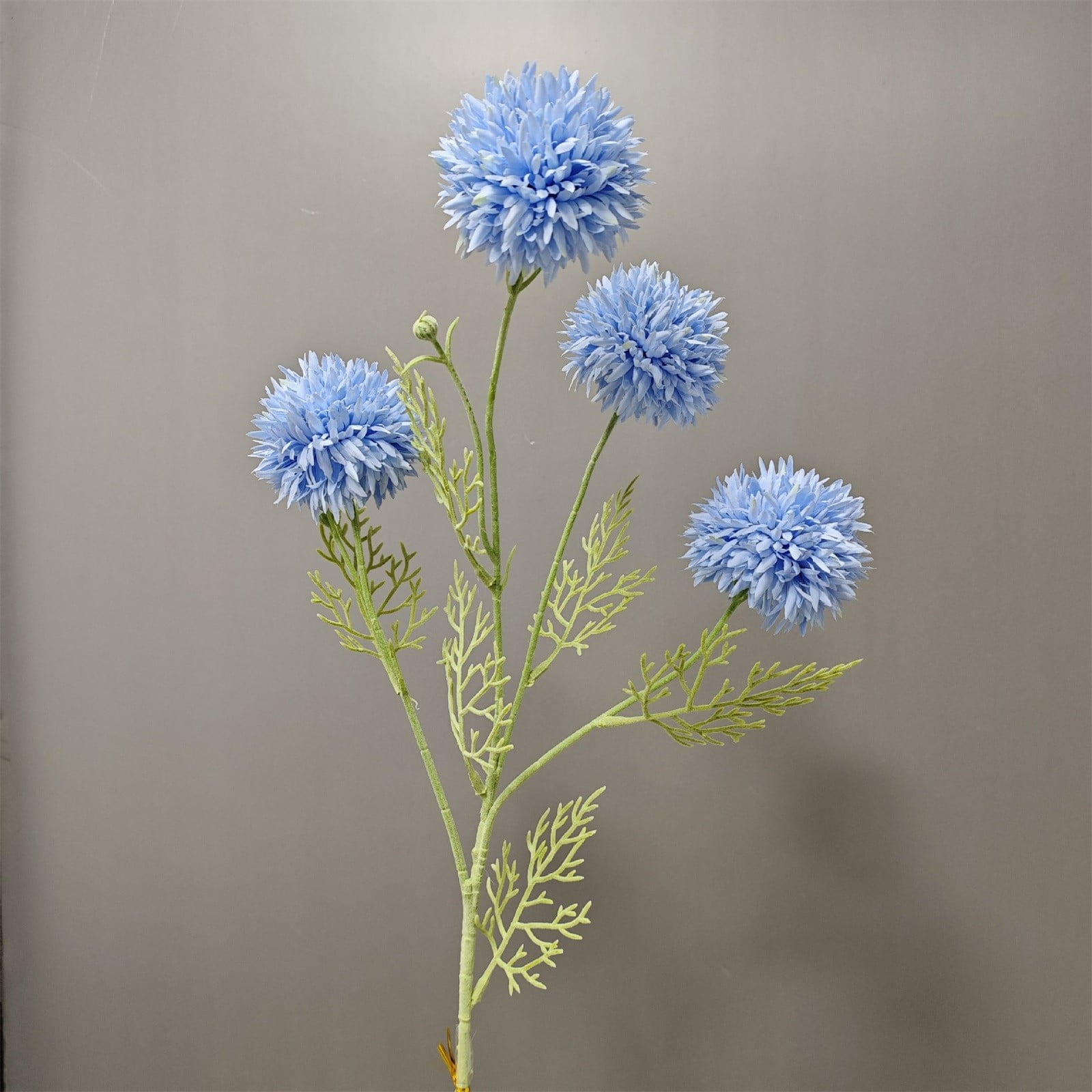 Bridal Silk Flower Arrangements,Faux Pompon Mum Artificial Flowers Rustic Chrysanthemums With ...