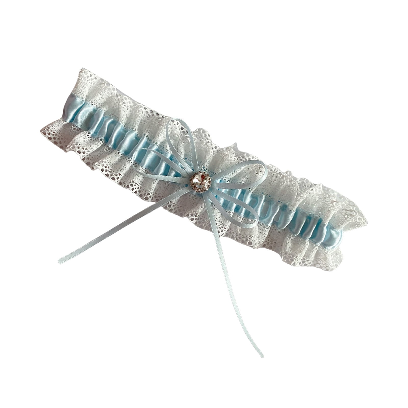 Bridal Wedding Garters for Bride Lace Leg Garter Belt Rhinestones Bride ...
