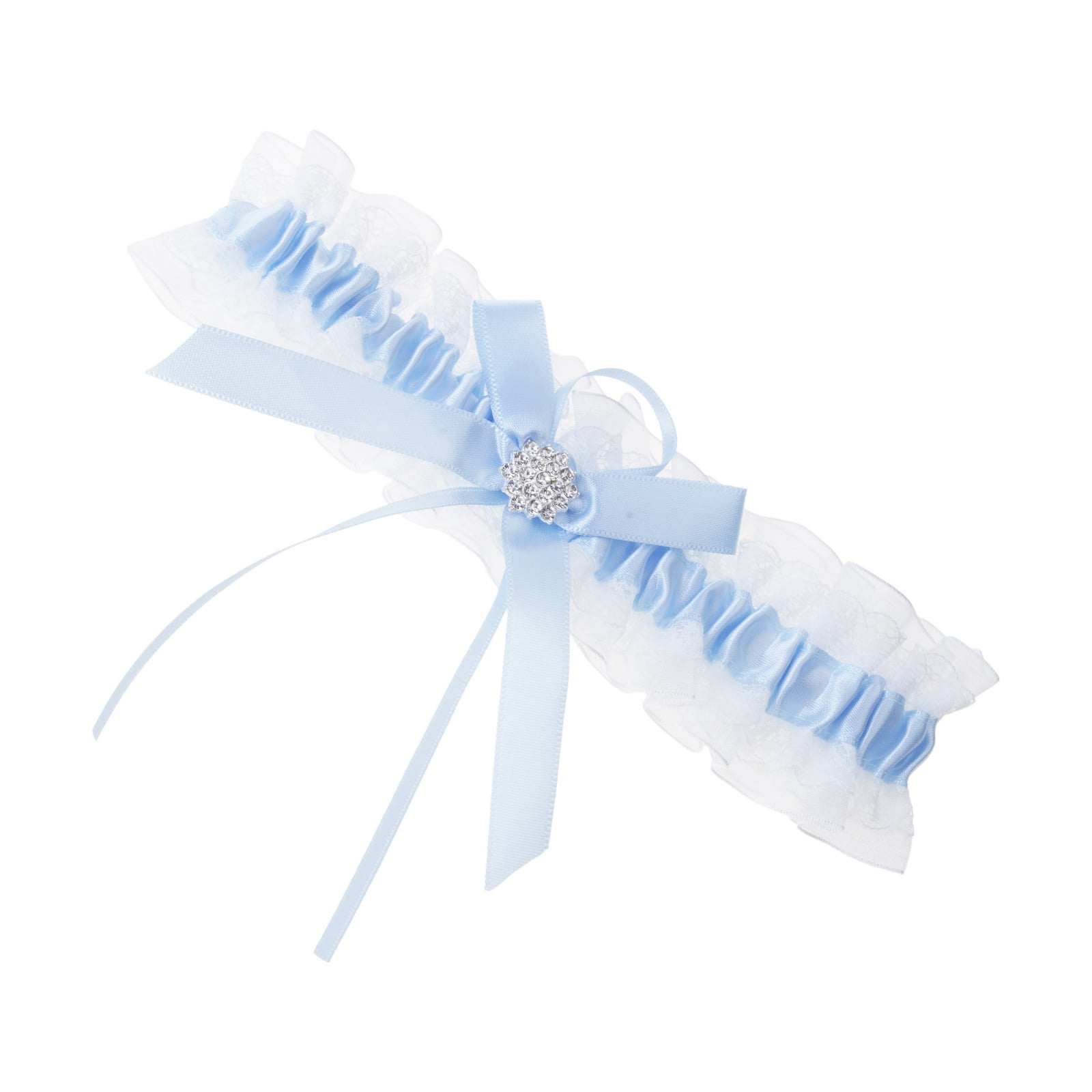 Bridal Wedding Garters for Bride Lace Leg Garter Belt Rhinestones Bride ...