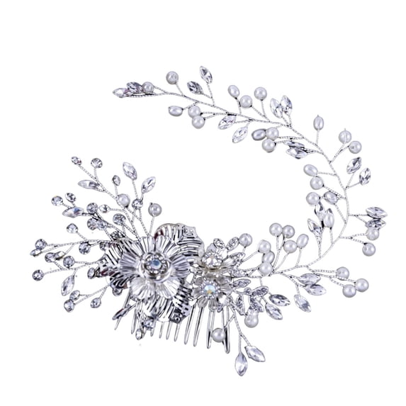 Bridal Wedding Hair Rhinestone Bridal Hair Comb Elegant Wedding Hair ...