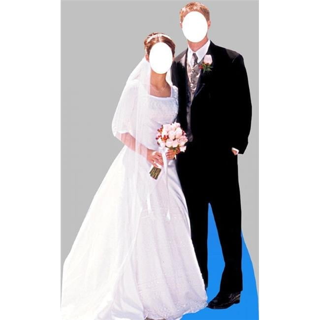 Bride And Groom Stand-In Life-Size Cardboard Stand-Up - Walmart.com
