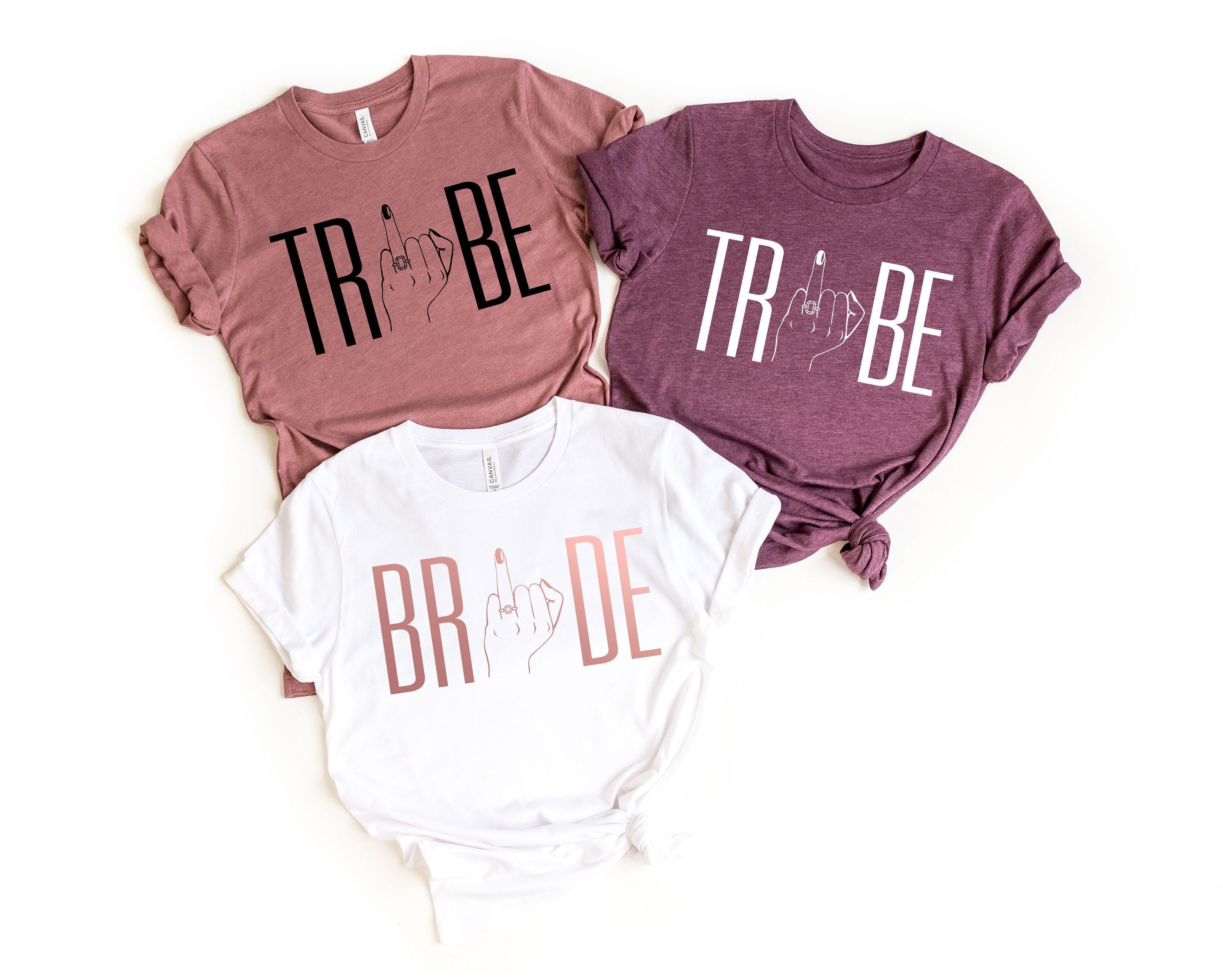 Bride And Tribe Shirts, Bride Squad Shirt, Ring Finger Shirts ...