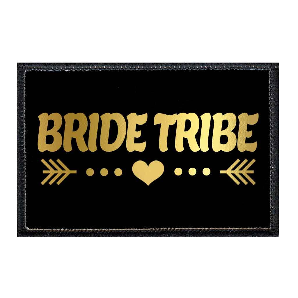 Bride Arrows Black and Gold Morale - Removable Patch - Walmart.com
