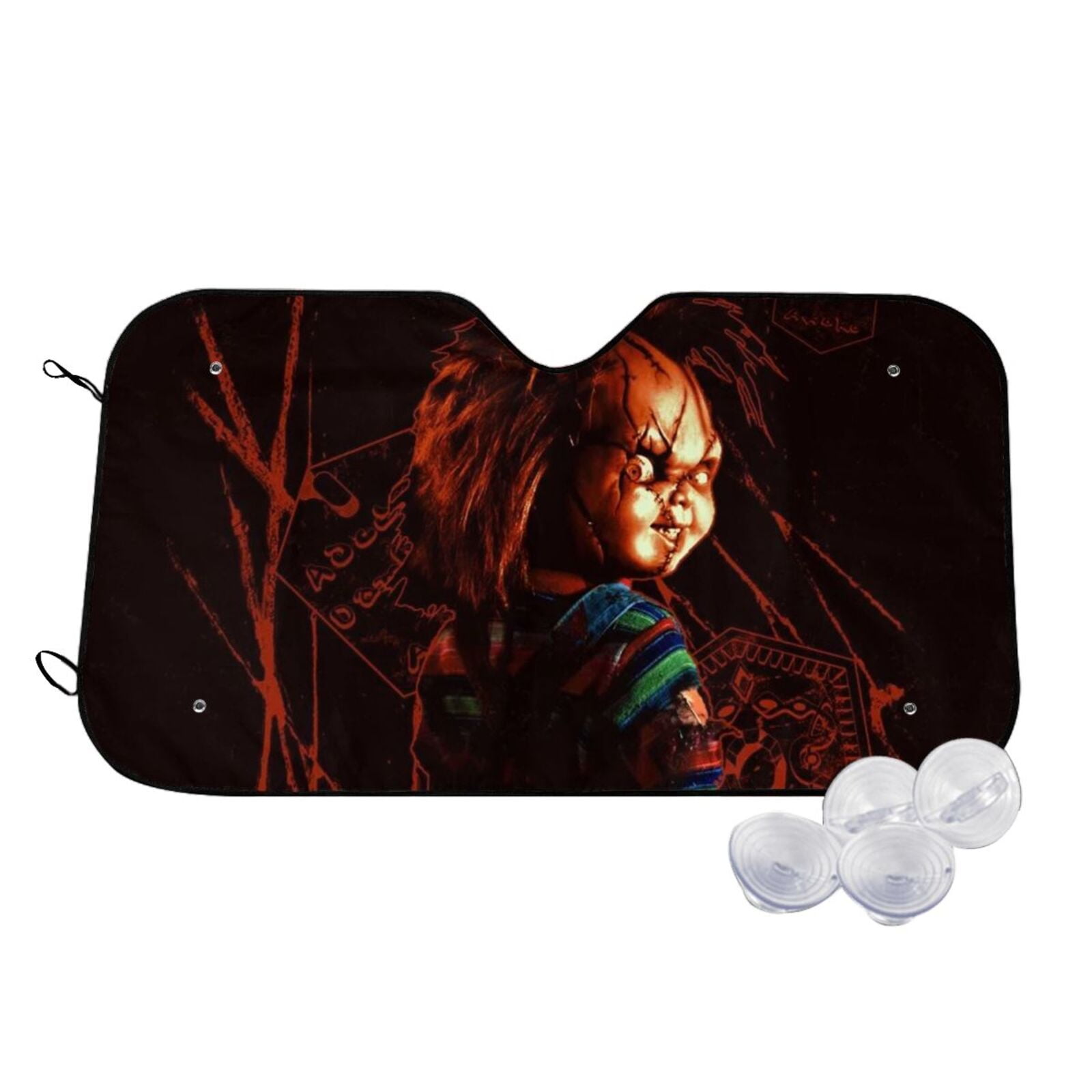 Bride of Chucky Car Windshield Sun Shade, Foldable Sun Shade for Car ...