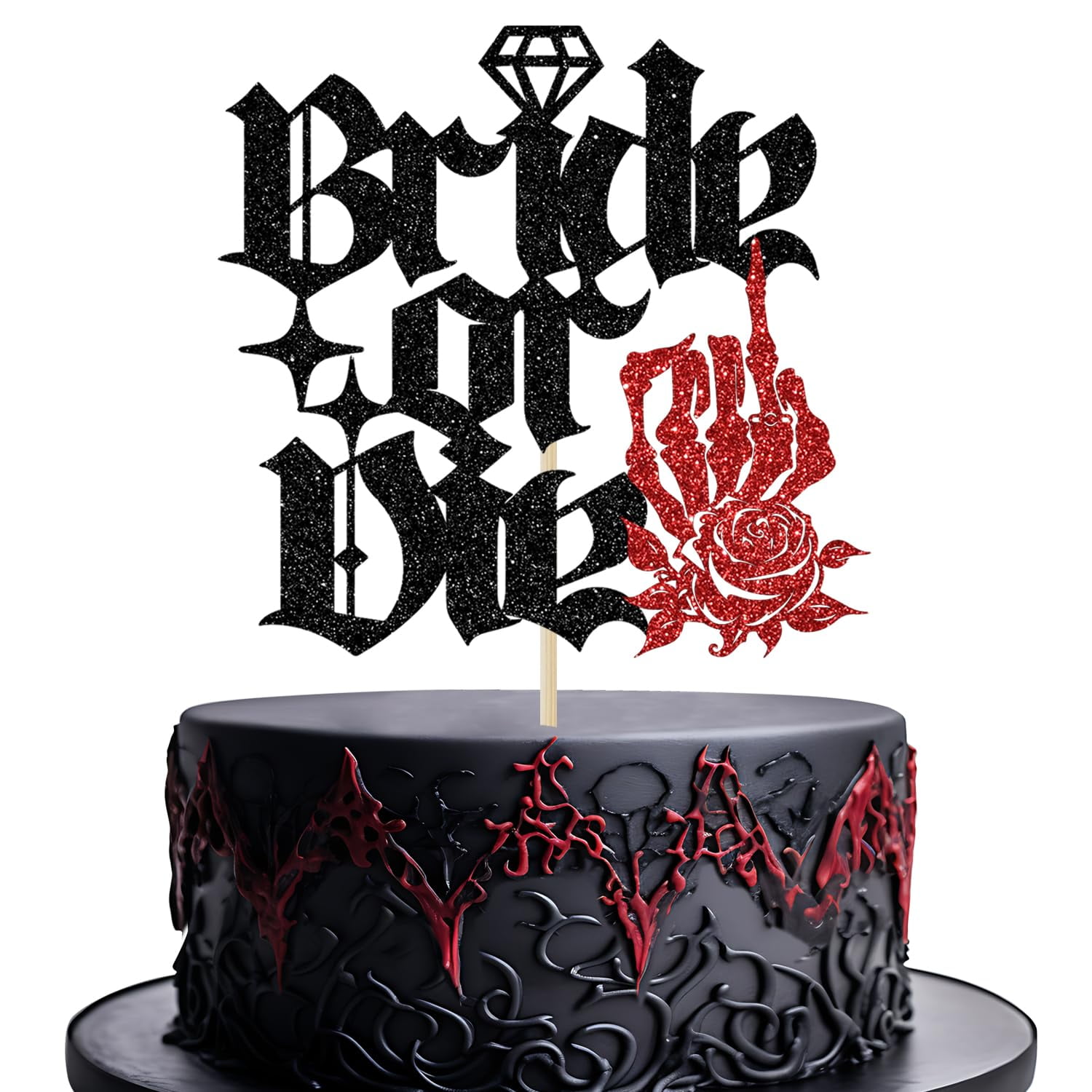 Bride or Die Cake Topper, Till BSL1 Death Do Us Party, Rip Single Life ...