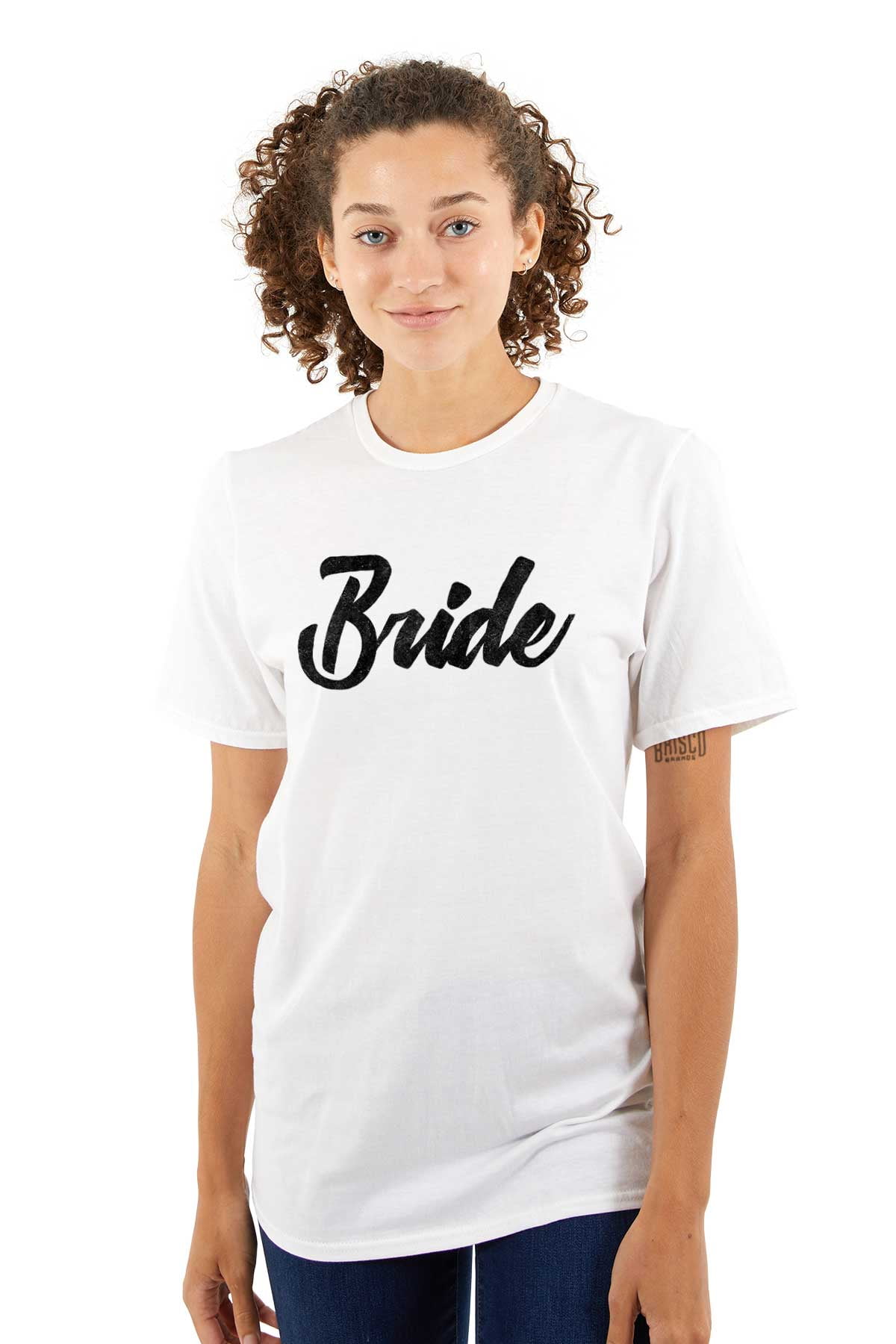 Bride Flowers Bridal Shower Engaged Women's Graphic T Shirt Tees Brisco ...