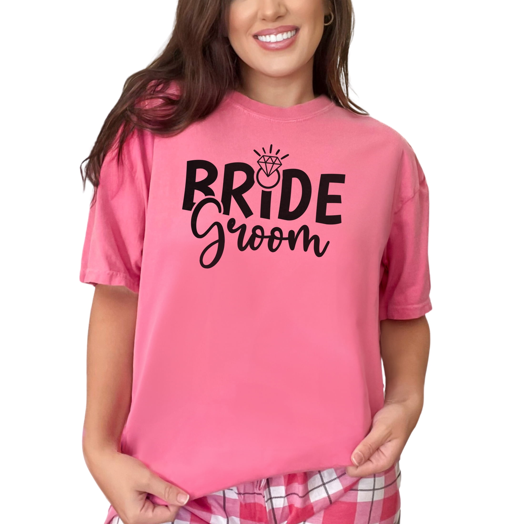Bride Groom Matching Shirts Set, Bride and Groom Wedding Shirts ...