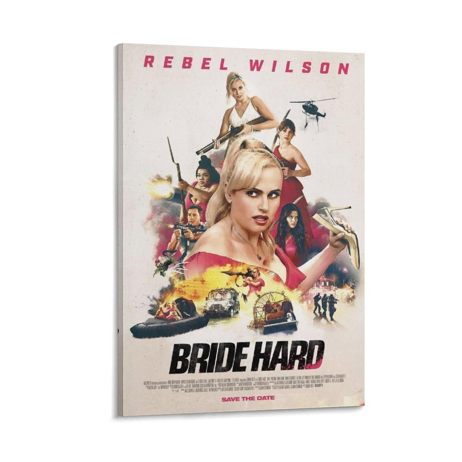 Bride Hard - Vintage Blockbuster Movie Poster 2025 New Movie Poster ...