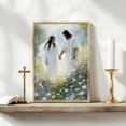 Bride Of Christ Print Jesus And His Bride Poster Christian Wedding Art ...