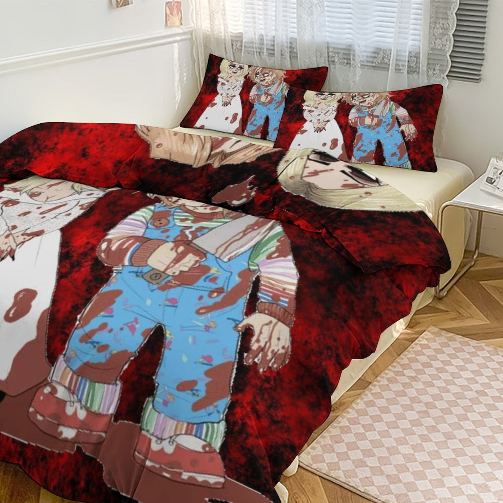 Bride Of Chucky 3 Pieces Bedding Sets Double Sided Printed Soft ...