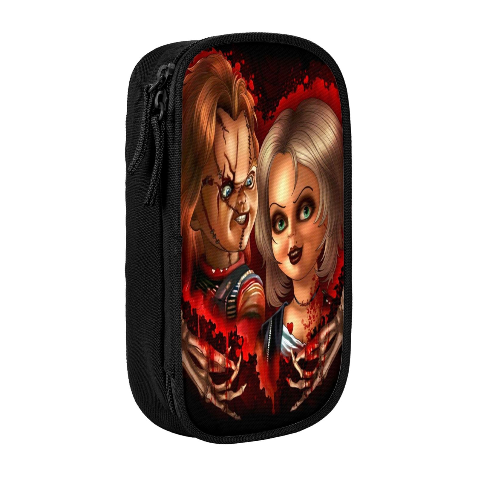 Bride Of Chucky And Tiffany Big Capacity Pencil Pouch Pencil Bag Pencil ...