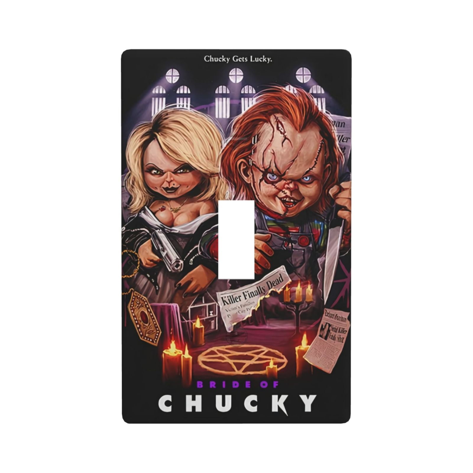 Bride Of Chucky Anime Light Switch Cover Plates, Single Lever Wall ...