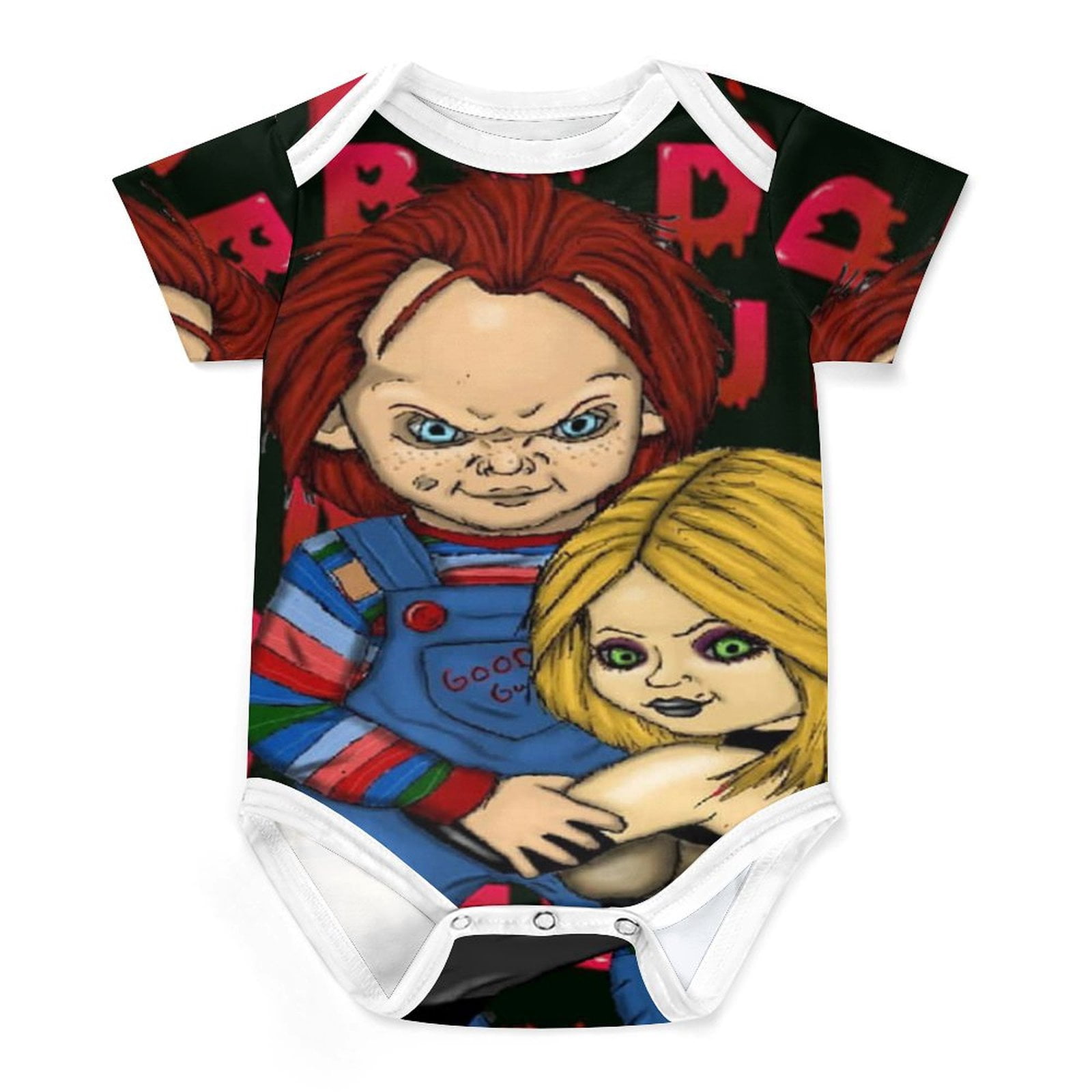 Bride Of Chucky Baby Bodysuit Boy Girl Clothes Soft Newborn Infant ...