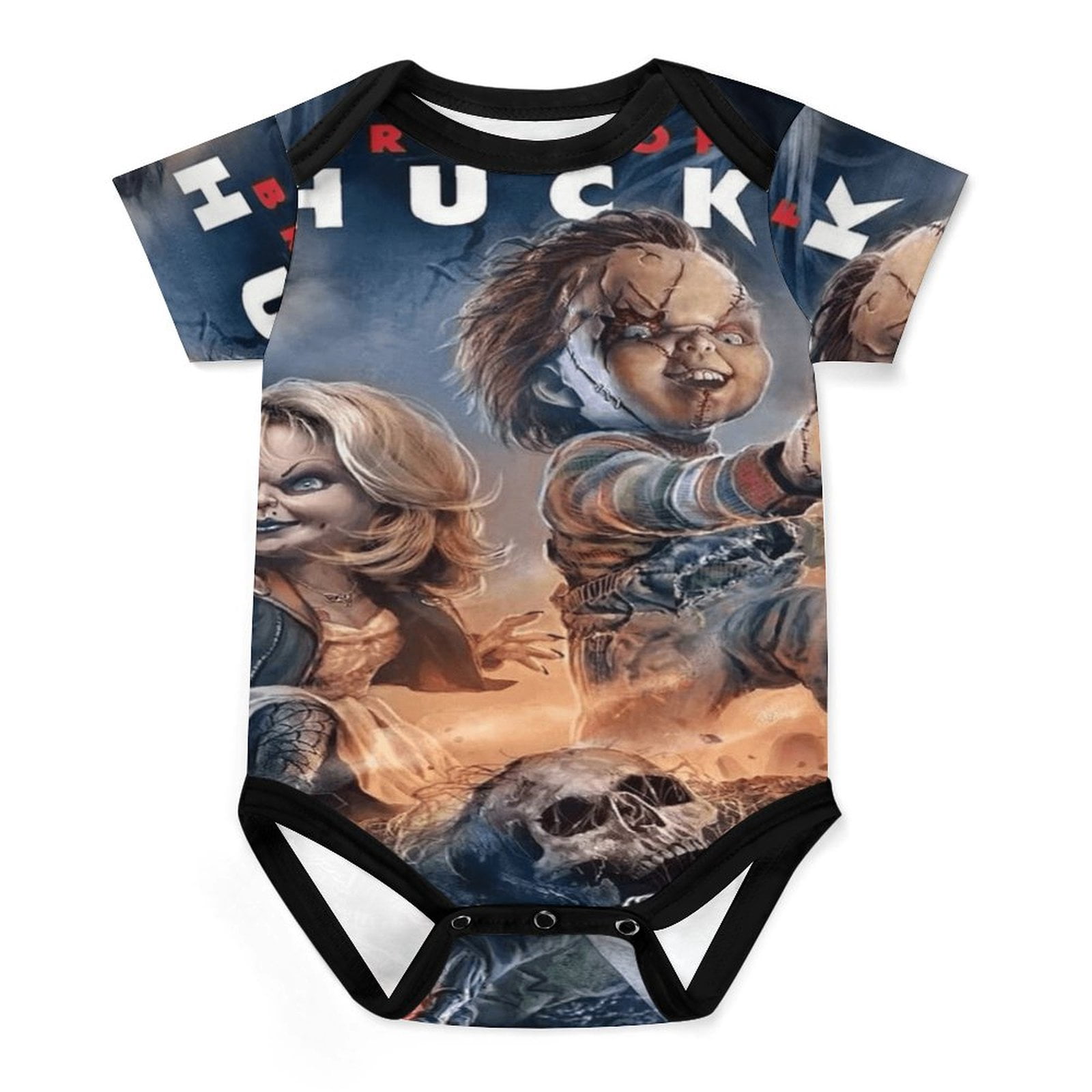 Bride Of Chucky Baby Bodysuit Boy Girl Clothes Soft Newborn Infant ...