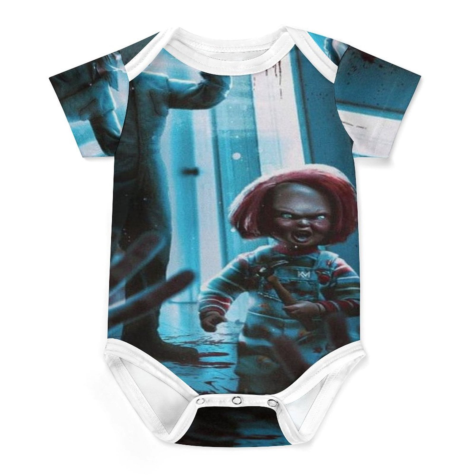 Bride Of Chucky Baby Bodysuit Boy Girl Clothes Soft Newborn Infant ...