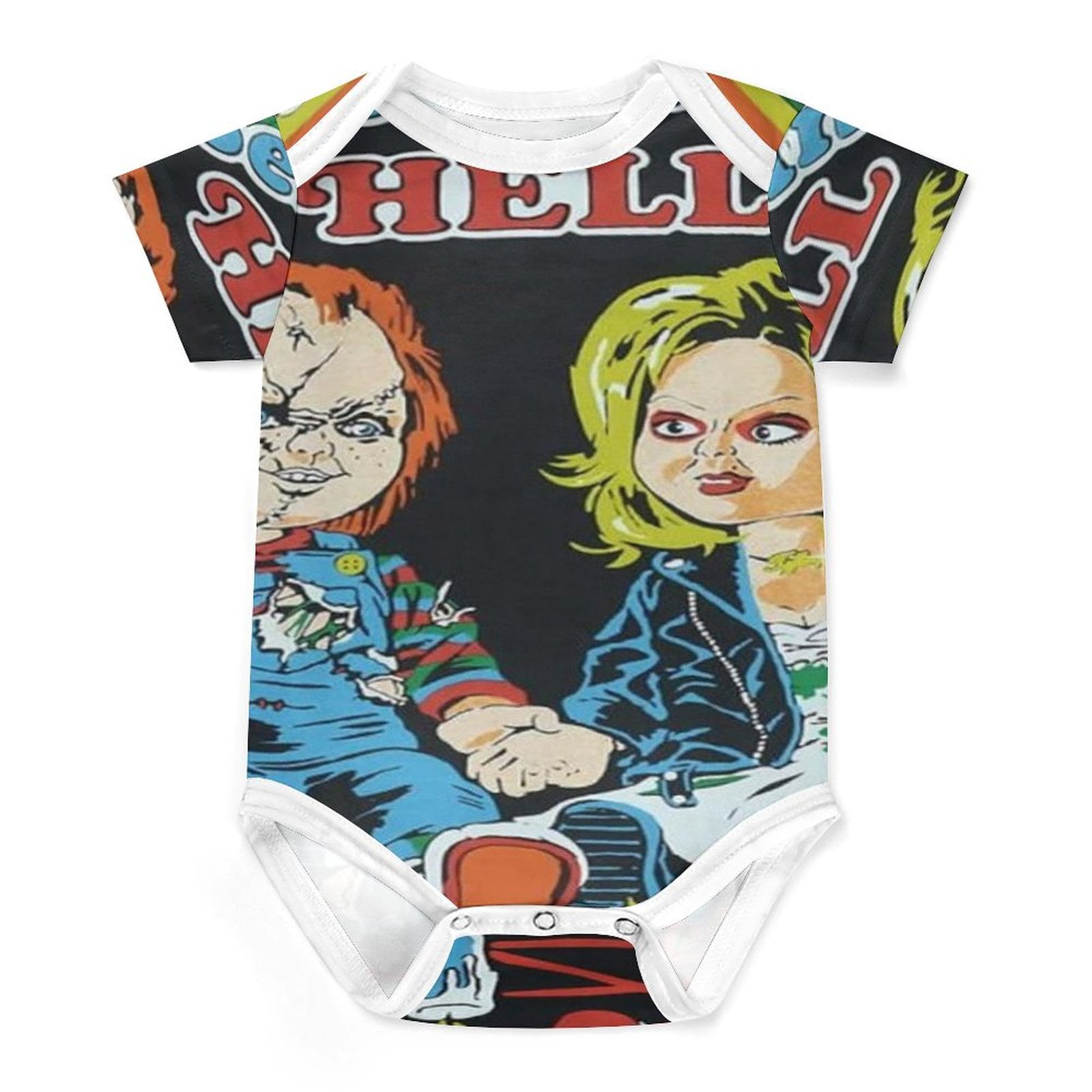 Bride Of Chucky Baby Bodysuit Boy Girl Clothes Soft Newborn Infant ...