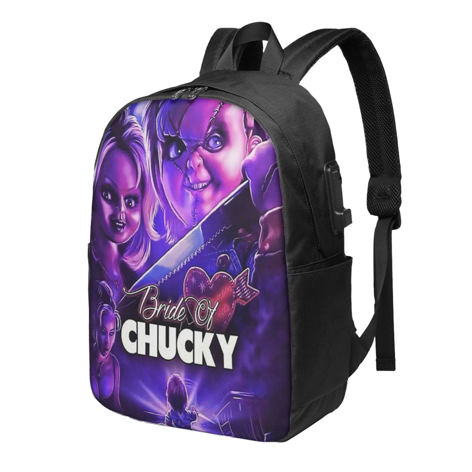 Bride Of Chucky Backpack Fashion Travel Backpack Laptop Backpack 17 ...