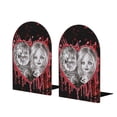 Bride Of Chucky Bookends Non-Slip Sturdy Book Holder Wood Book End For ...