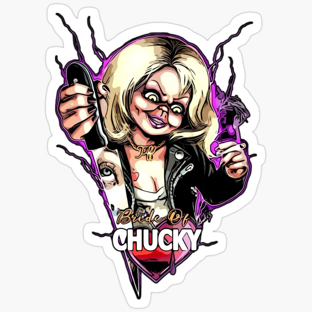 Bride Of Chucky Child'S Play Doll Sticker Phone Decal Water Bottle ...