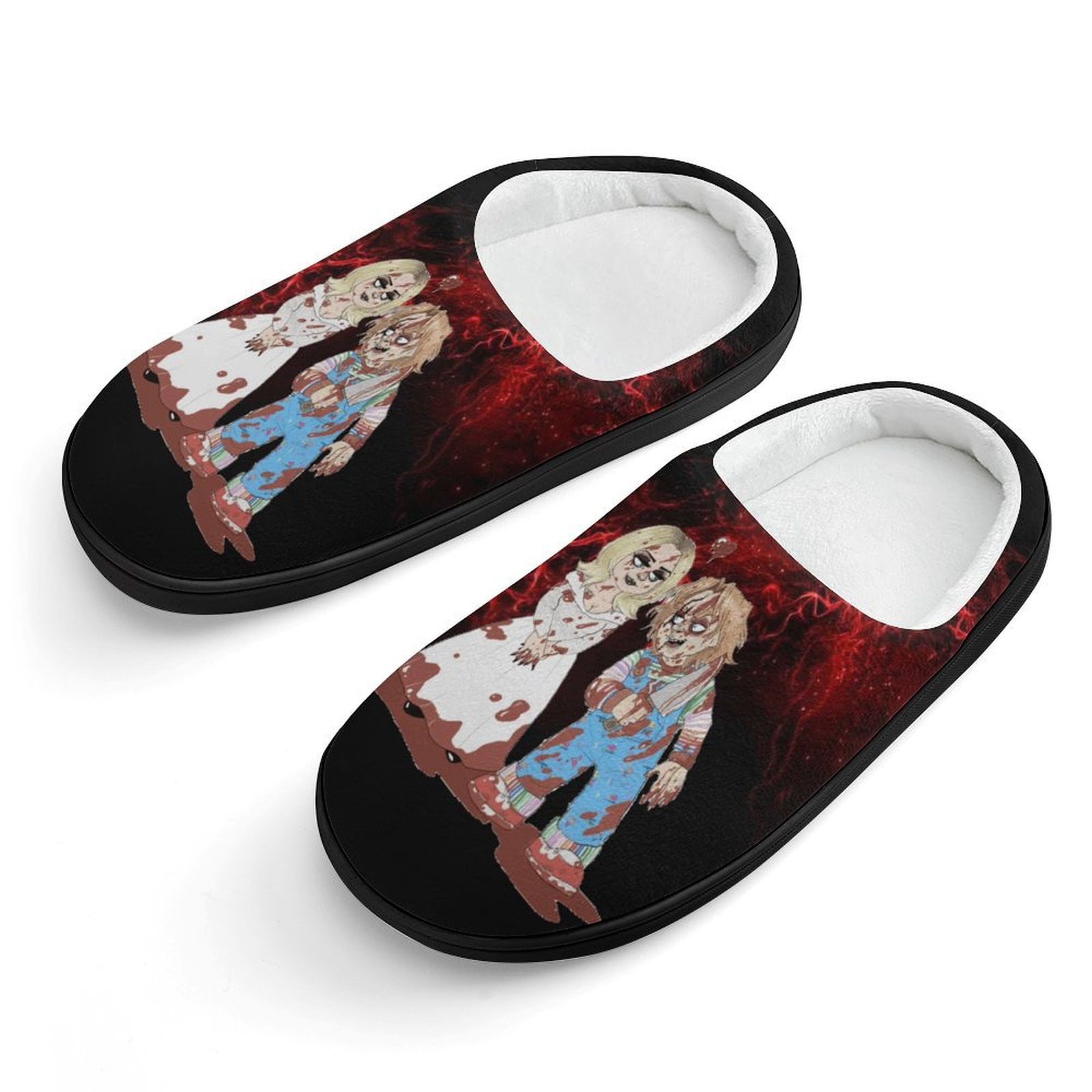 Bride Of Chucky Cotton Slippers For Kids Winter Warm Soft Plush ...