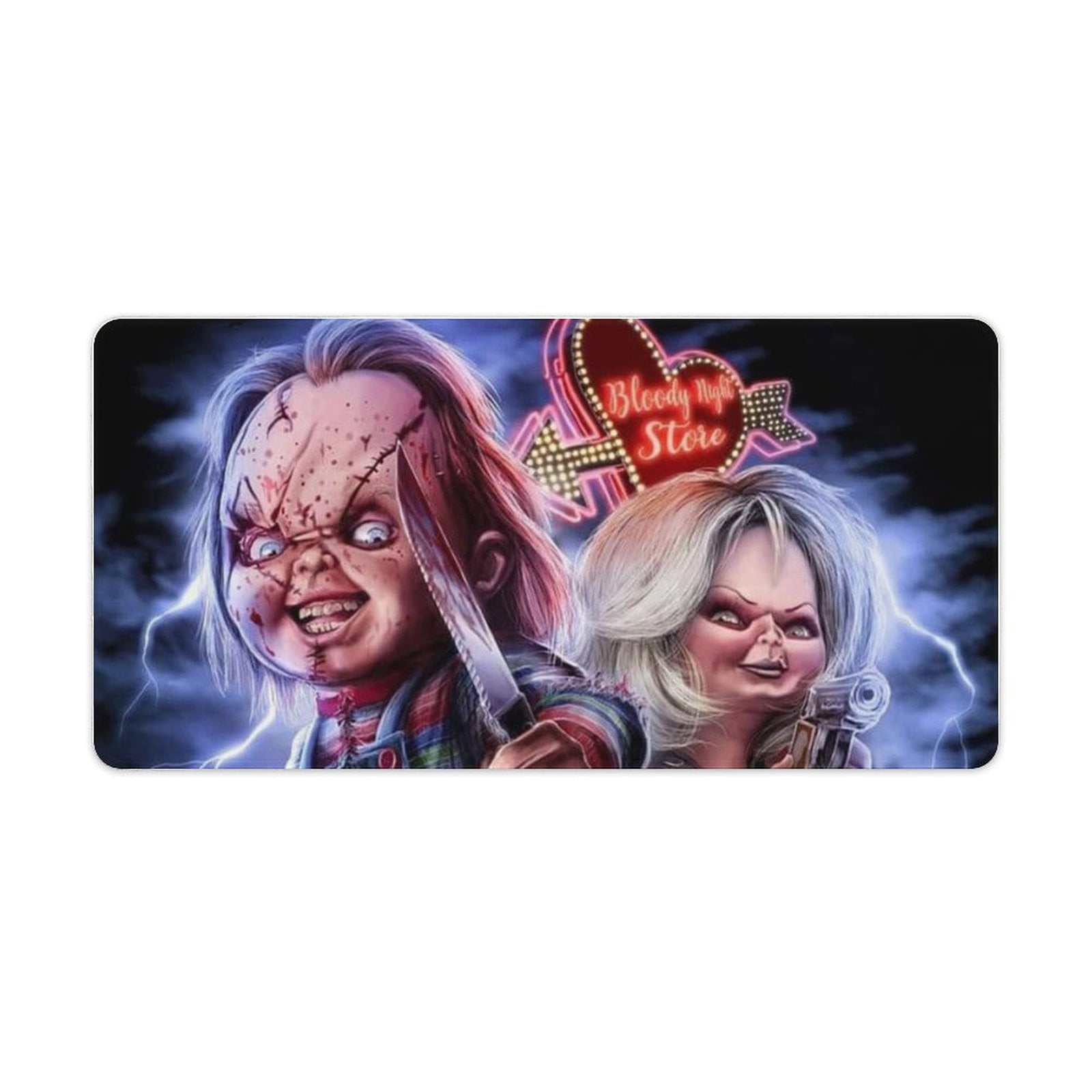 Bride Of Chucky Doll Extended Gaming Mouse Pad No-sliped Large Desk Mat ...