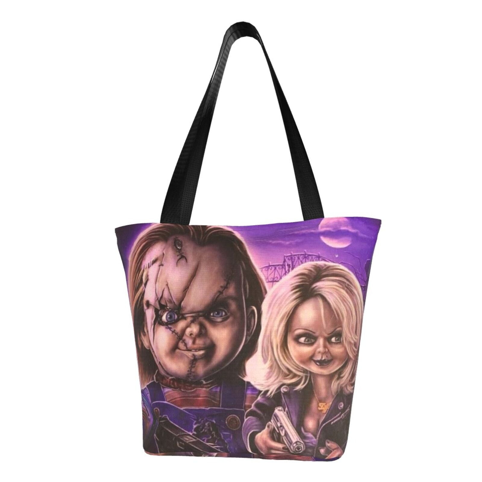 Bride Of Chucky Film Women's Tote Bag Large Capacity Shoulder Handbag ...