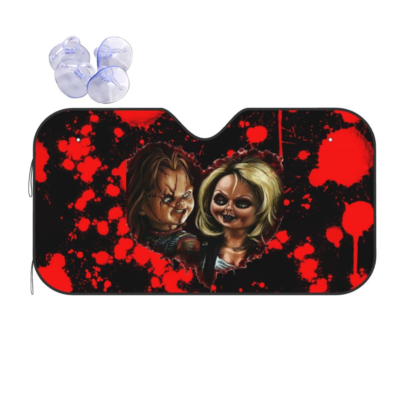 Bride Of Chucky Foldable Car Windshield Sunshade Automotive Front ...