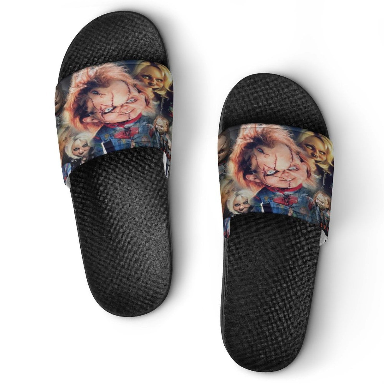 Bride Of Chucky Home Slippers Slide Sandals, Casual Pool Slide Outdoor ...
