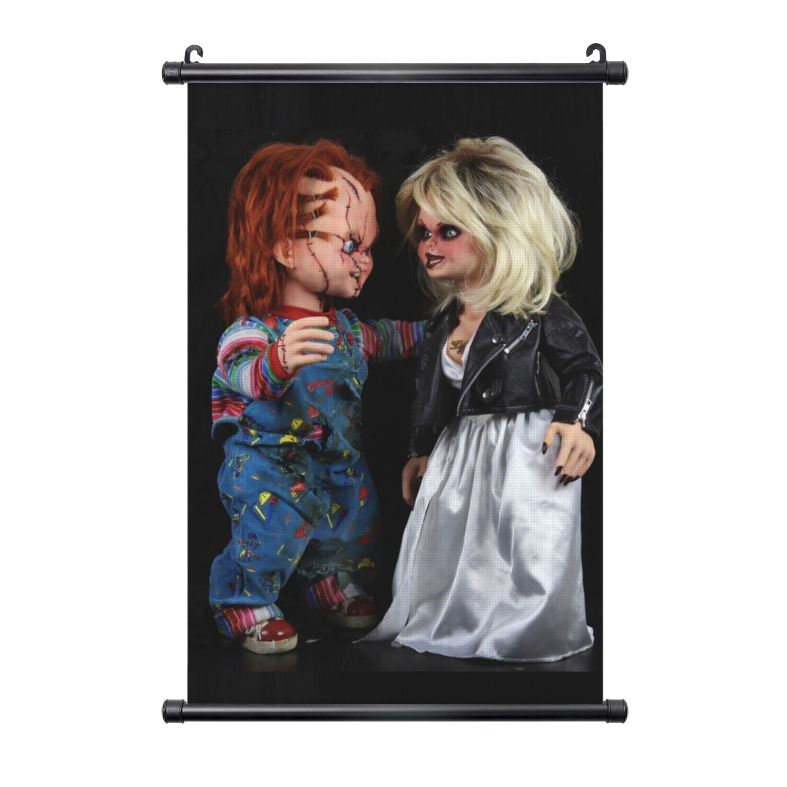 Bride Of Chucky Horror Black Plastic Shaft Hanging Poster Decor Canvas ...