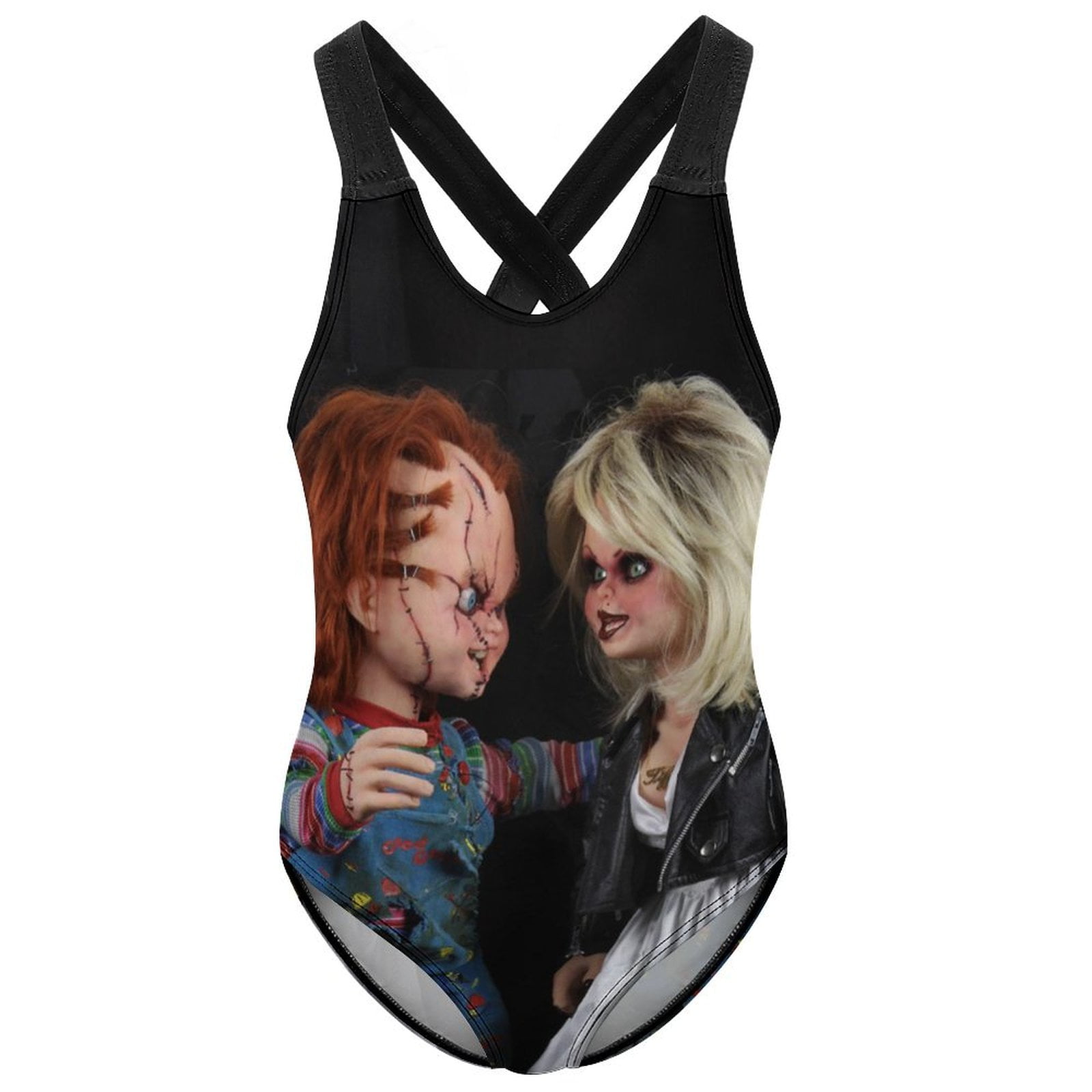 Bride Of Chucky Horror Girl's One-piece Swimsuit Summer Children's ...