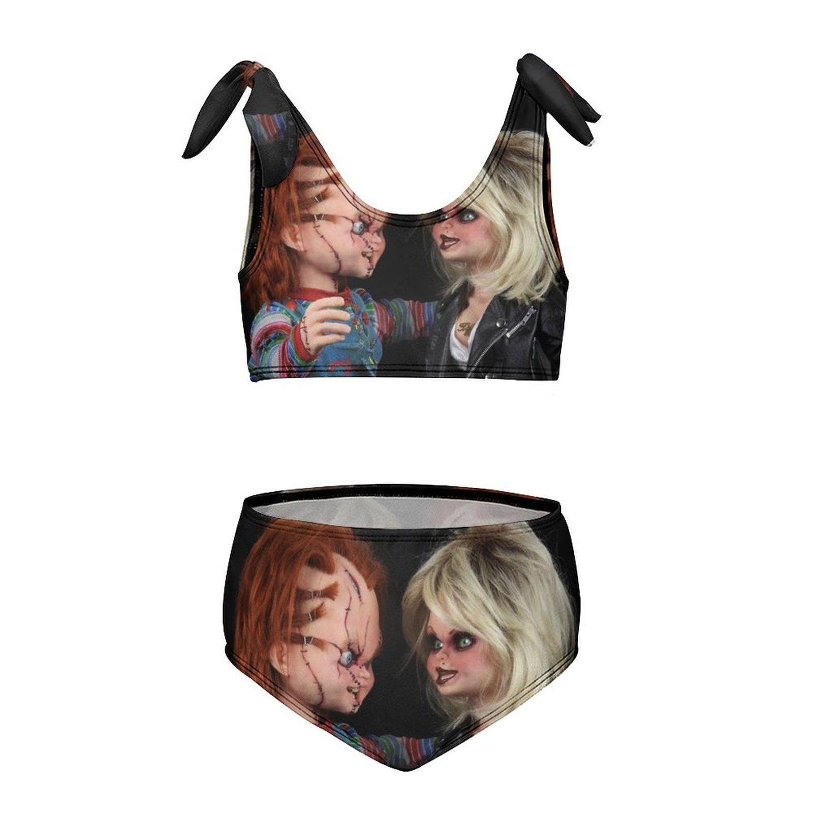 Bride Of Chucky Horror Kid's Swimwear Two Piece Swimsuit Summer Beach ...
