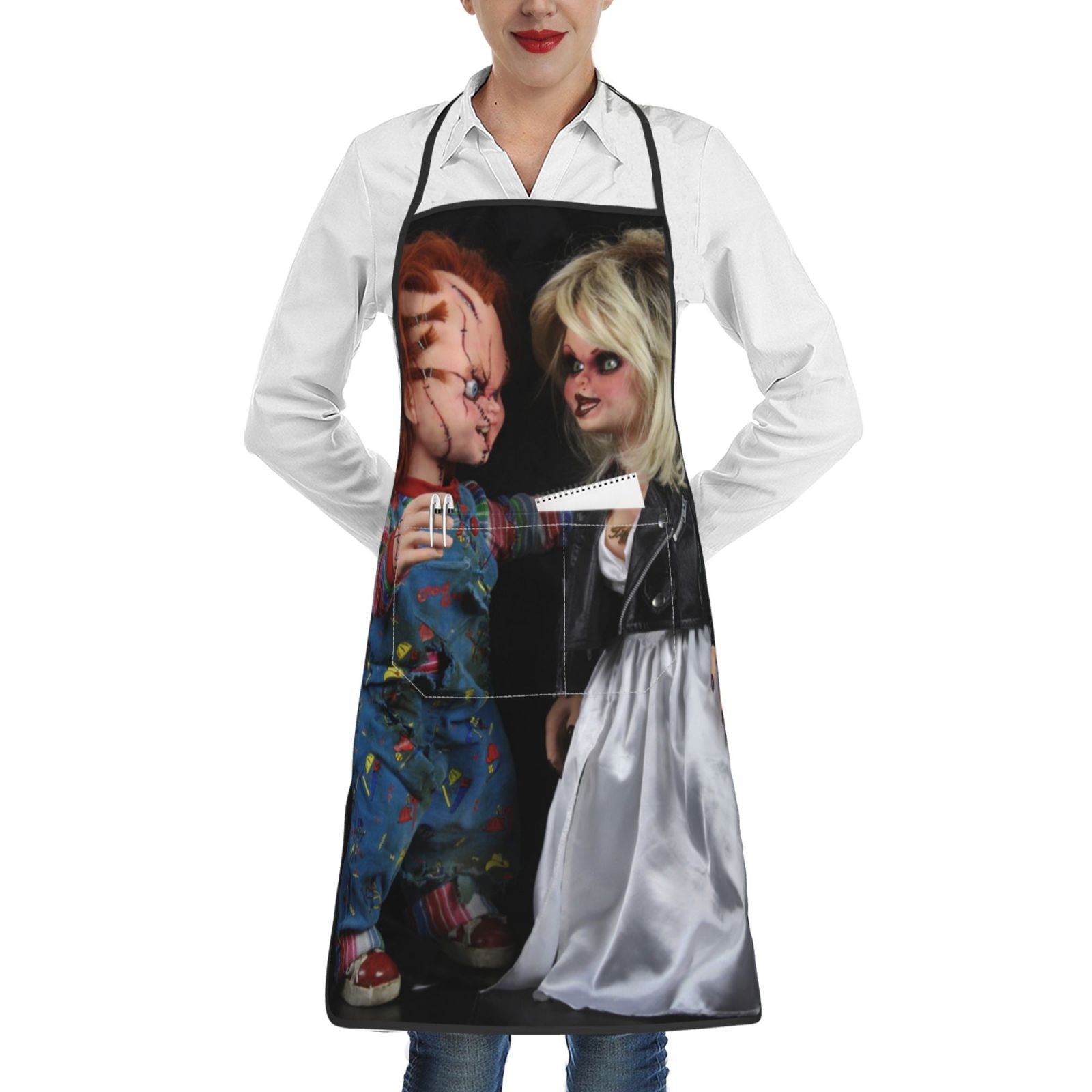 Bride Of Chucky Horror Waterproof Apron Home Decor Kitchen Fashion ...