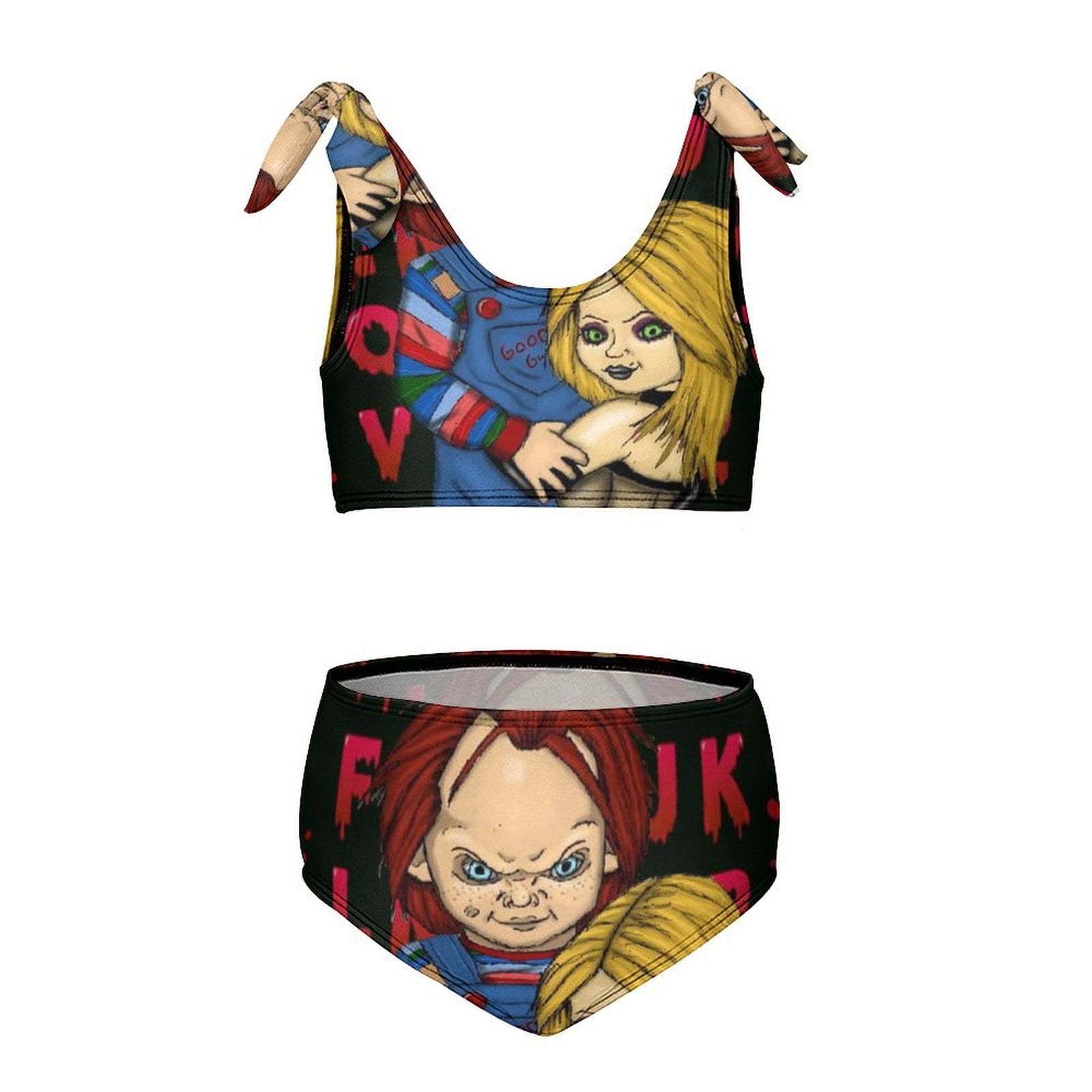 Bride Of Chucky Kid's Swimwear Two Piece Swimsuit Summer Beach Vacation ...