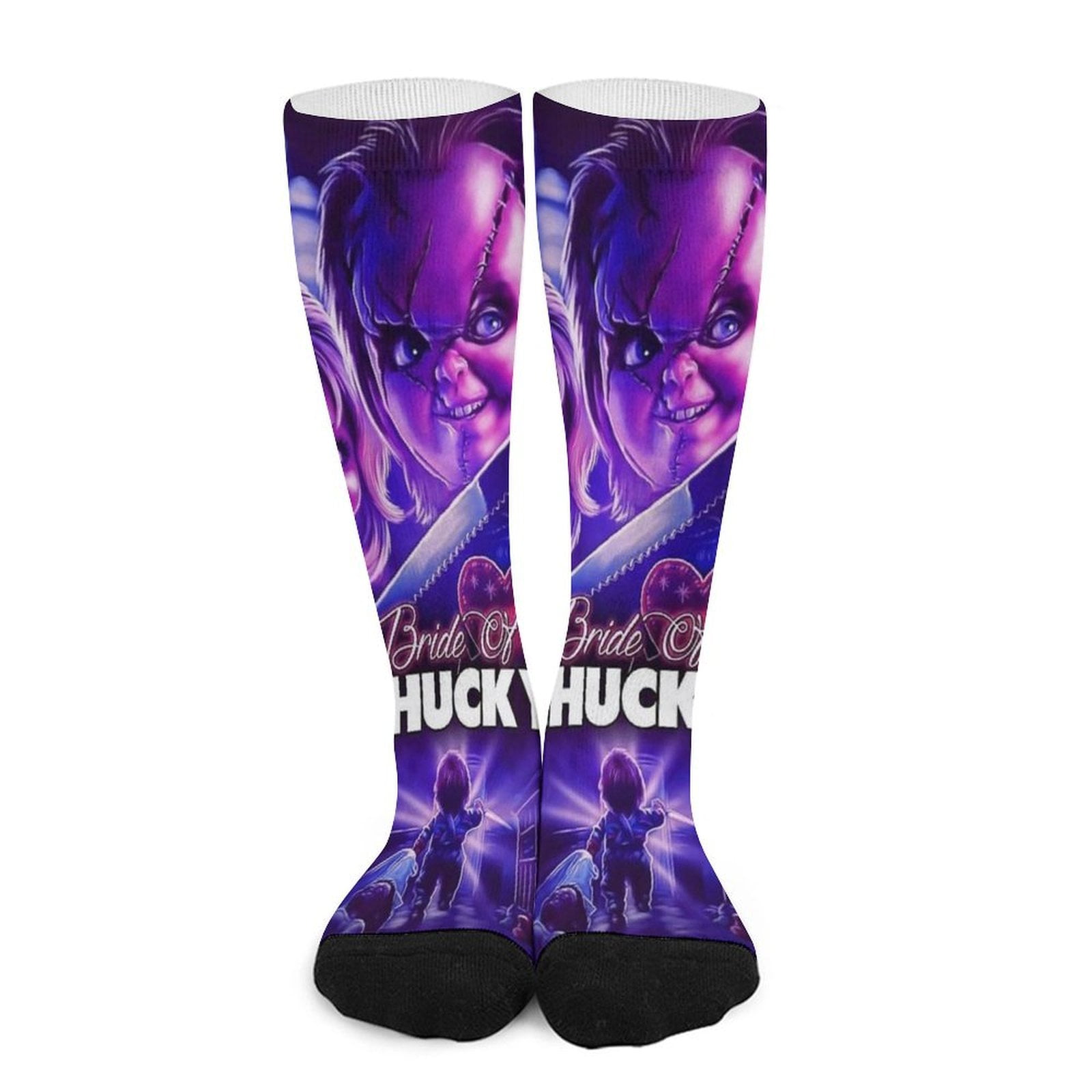 Bride Of Chucky Knee High Compression Socks for Men And Women Long Knee ...
