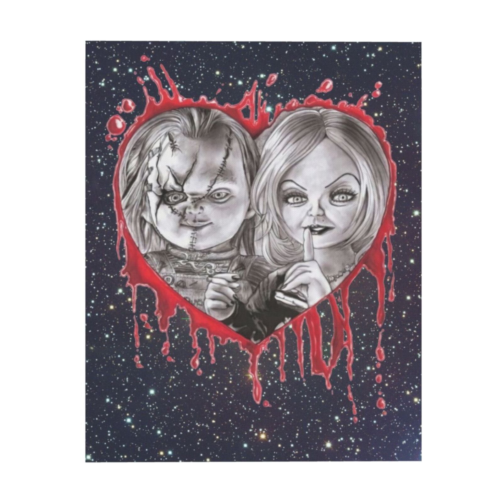 Bride Of Chucky Movie Canvas Decorative Poster Unframed Wall Art ...
