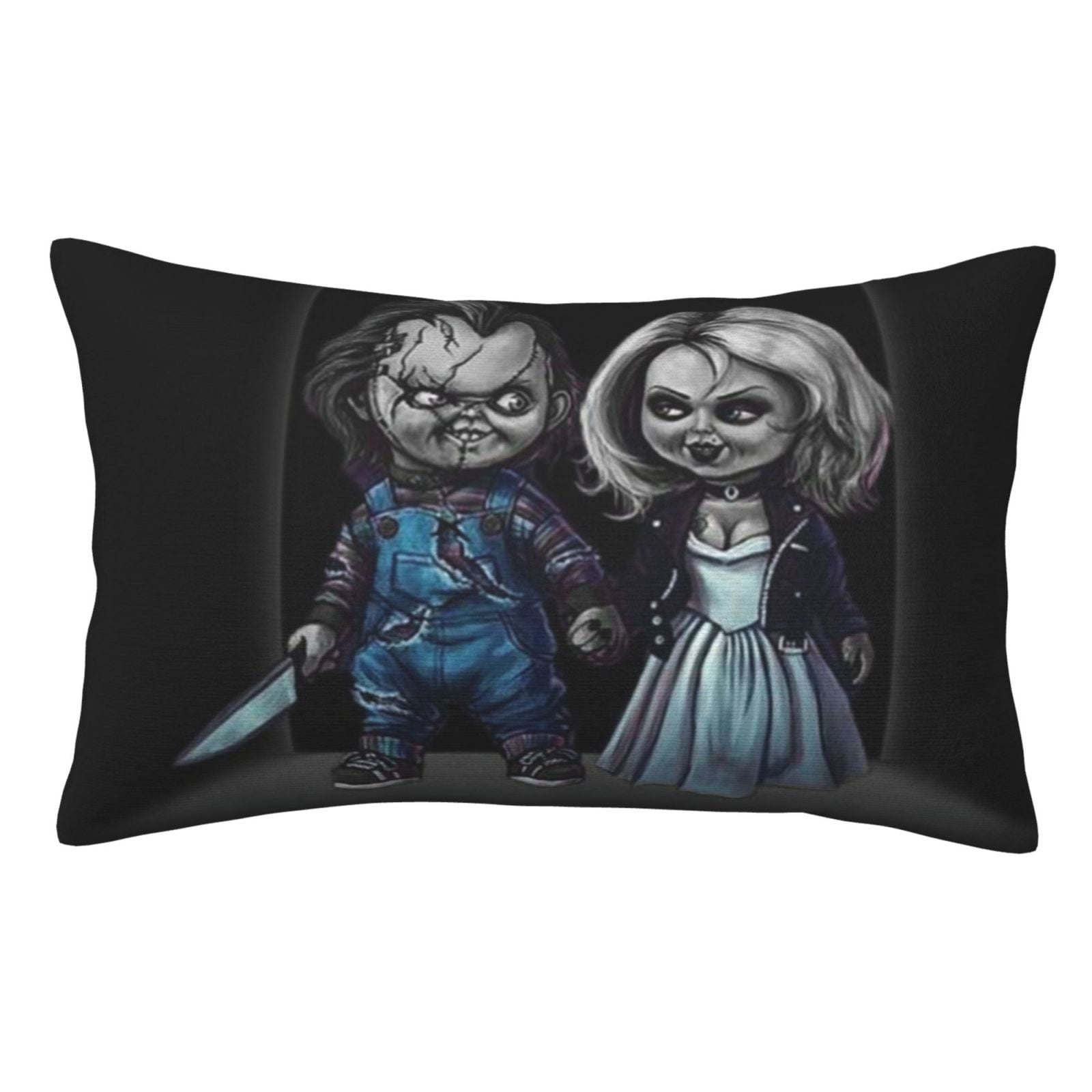 Bride Of Chucky Pillowcase Decor Cushion Pillow Covers With Hidden ...