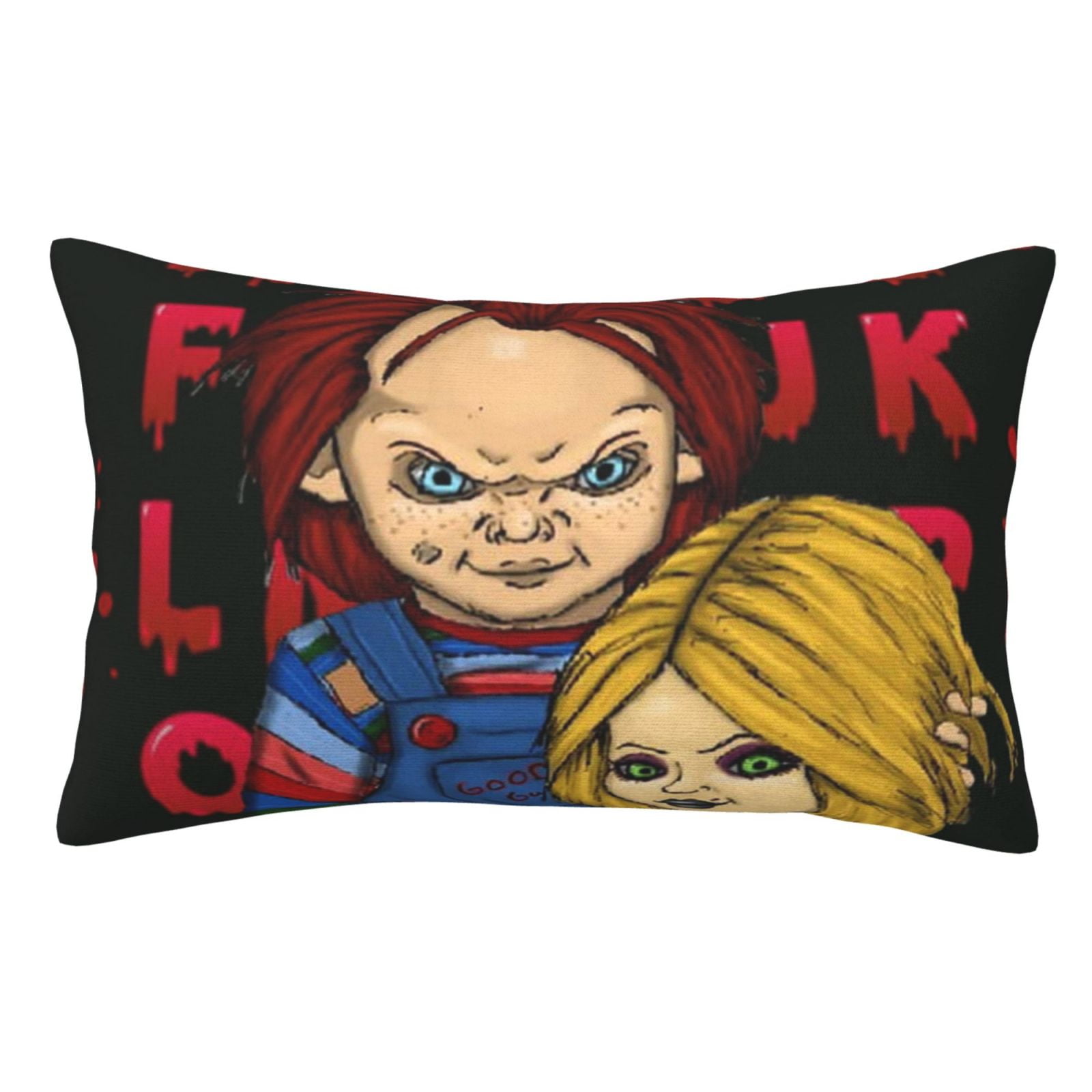 Bride Of Chucky Pillowcase Decor Cushion Pillow Covers With Hidden ...