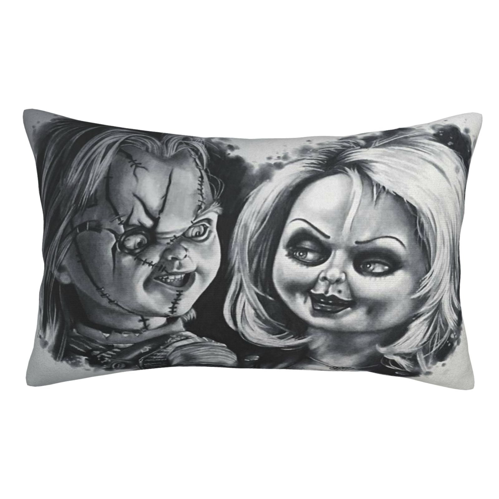 Bride Of Chucky Pillowcase Decor Cushion Pillow Covers With Hidden ...