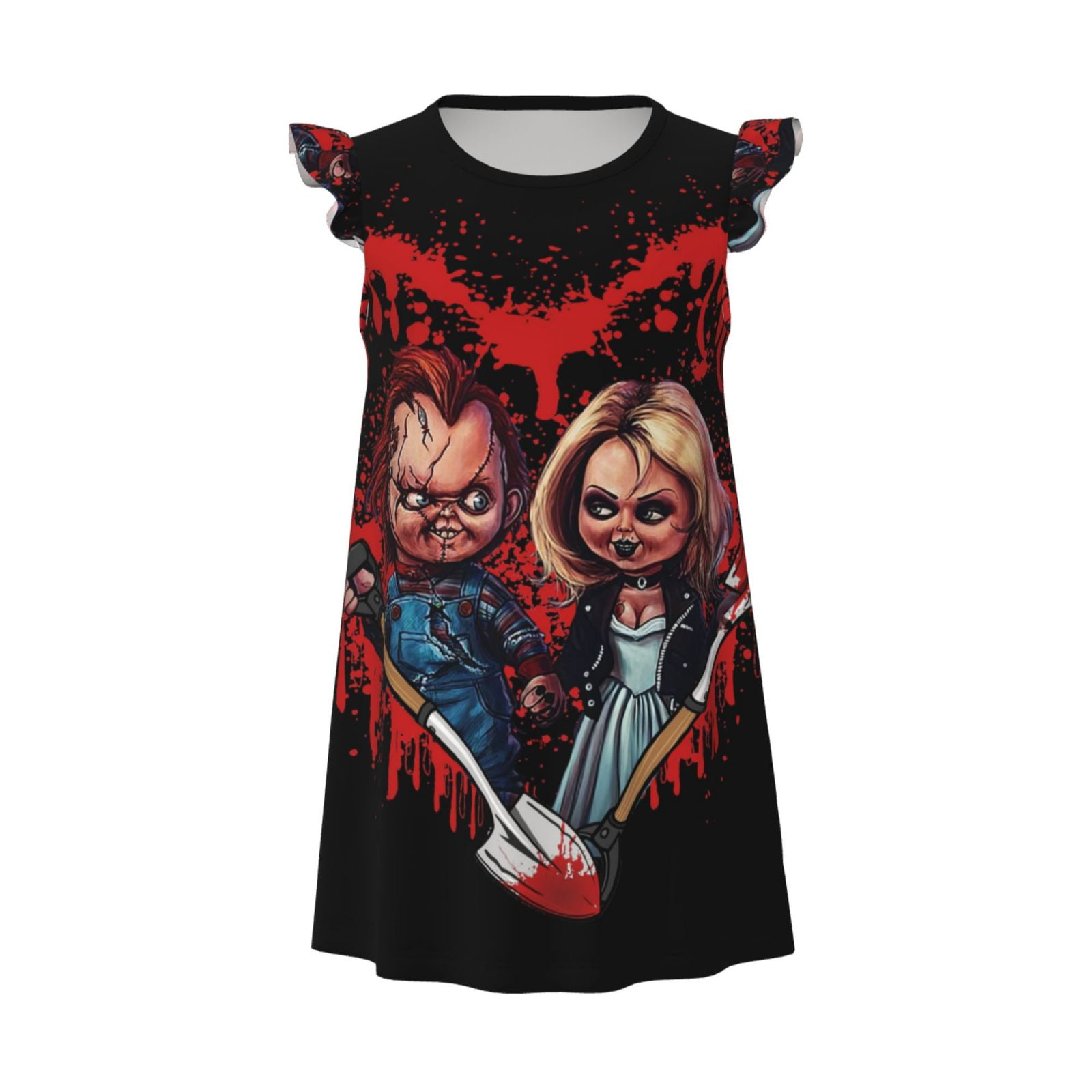 Bride Of Chucky Play Girls Nightgowns Pajamas Dress Summer Soft ...