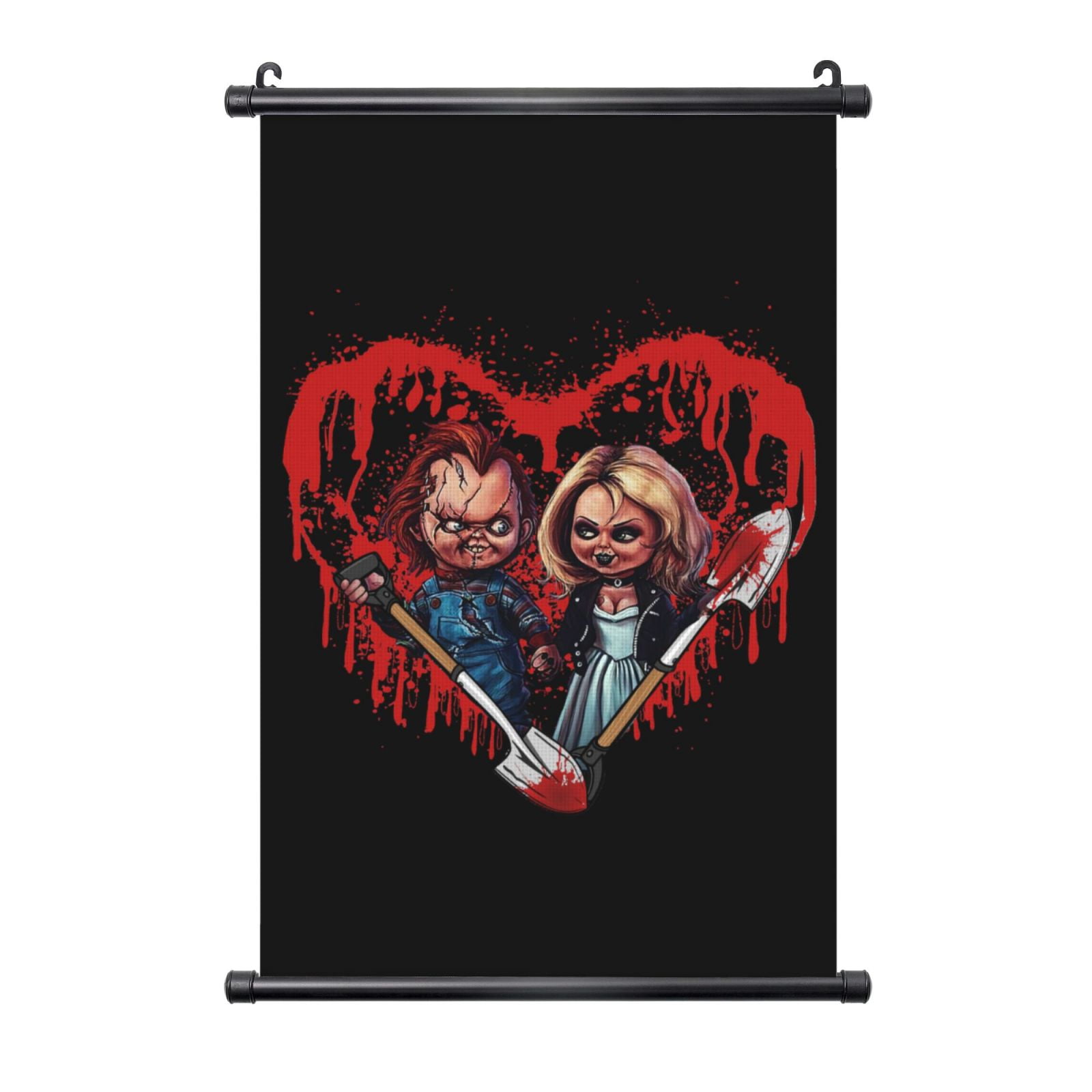 Bride Of Chucky Poster Black Plastic Shaft Hanging Posters Wall Hanging ...