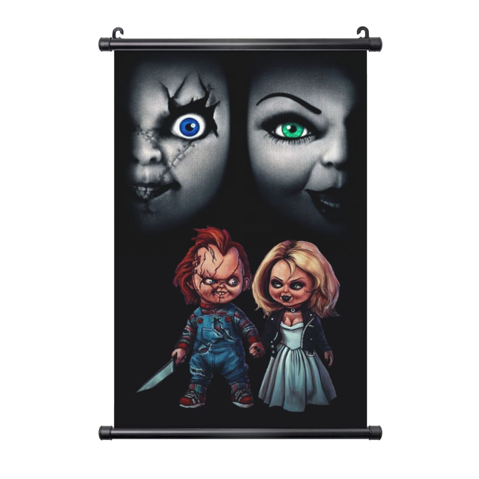Bride Of Chucky Poster Black Plastic Shaft Hanging Posters Wall Hanging ...