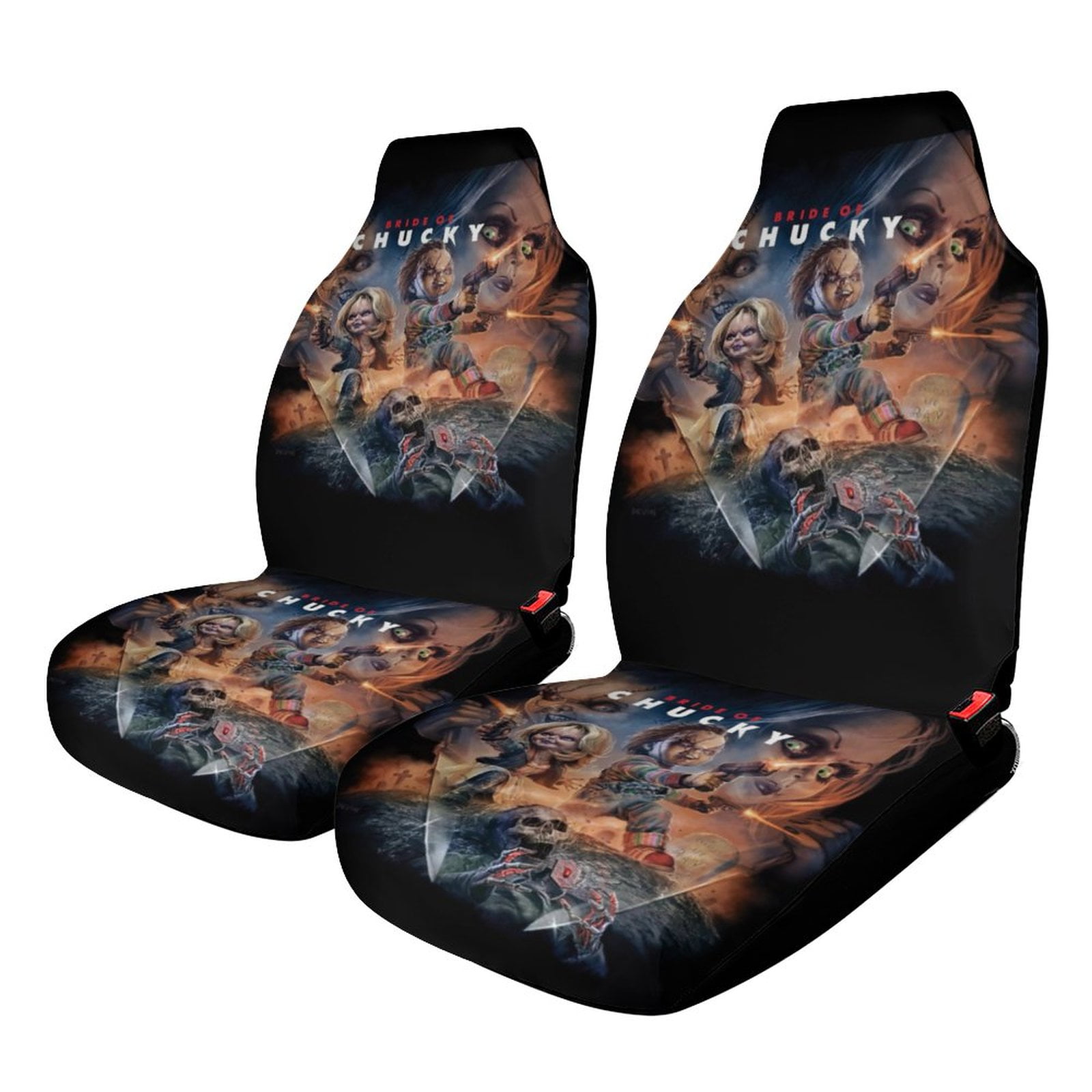 Bride Of Chucky Poster Car Seat Covers Vehicle Front Seat Protector Mat ...