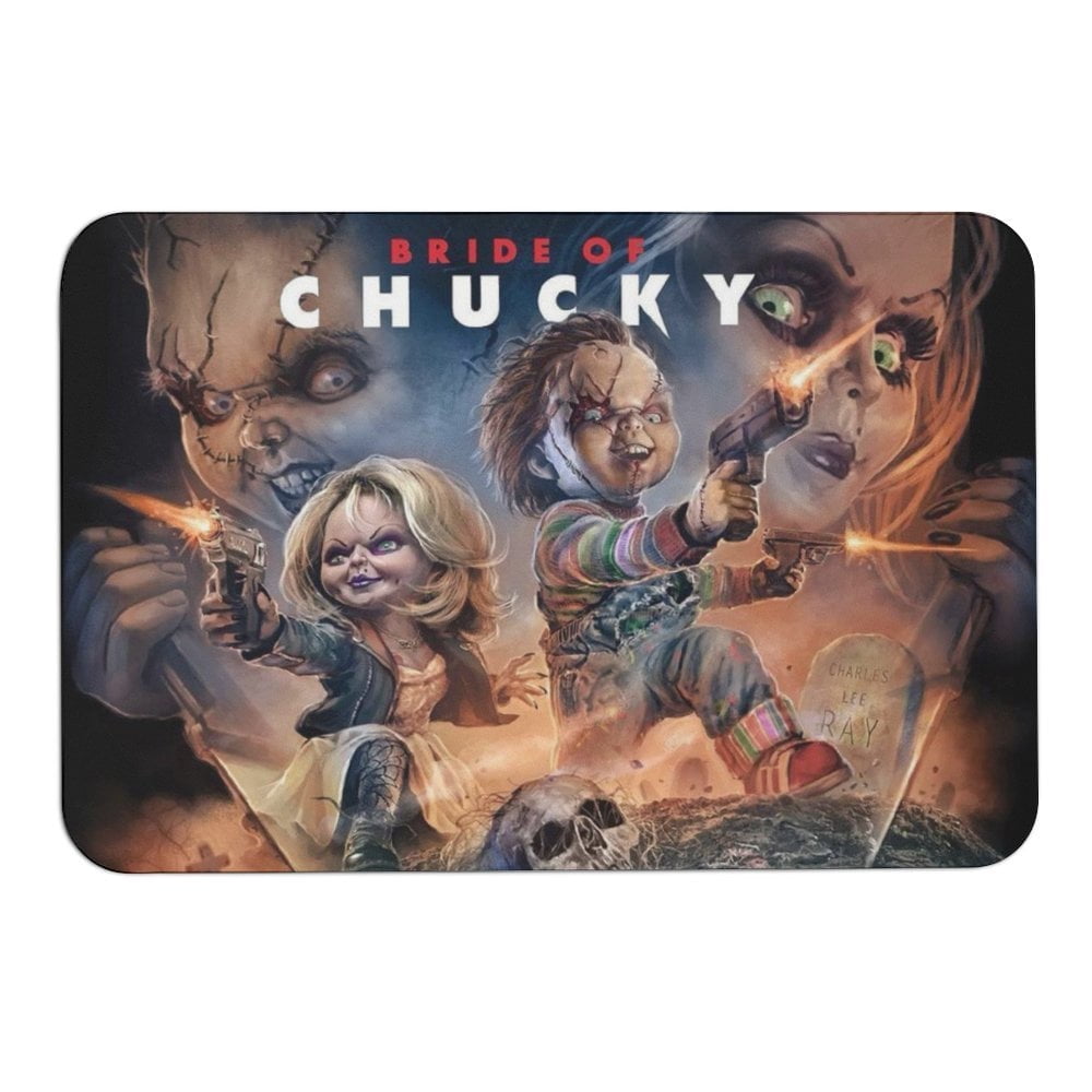 Bride Of Chucky Poster Diatom Mud Mat Non Slip Soft Floor Rugs Doormat ...