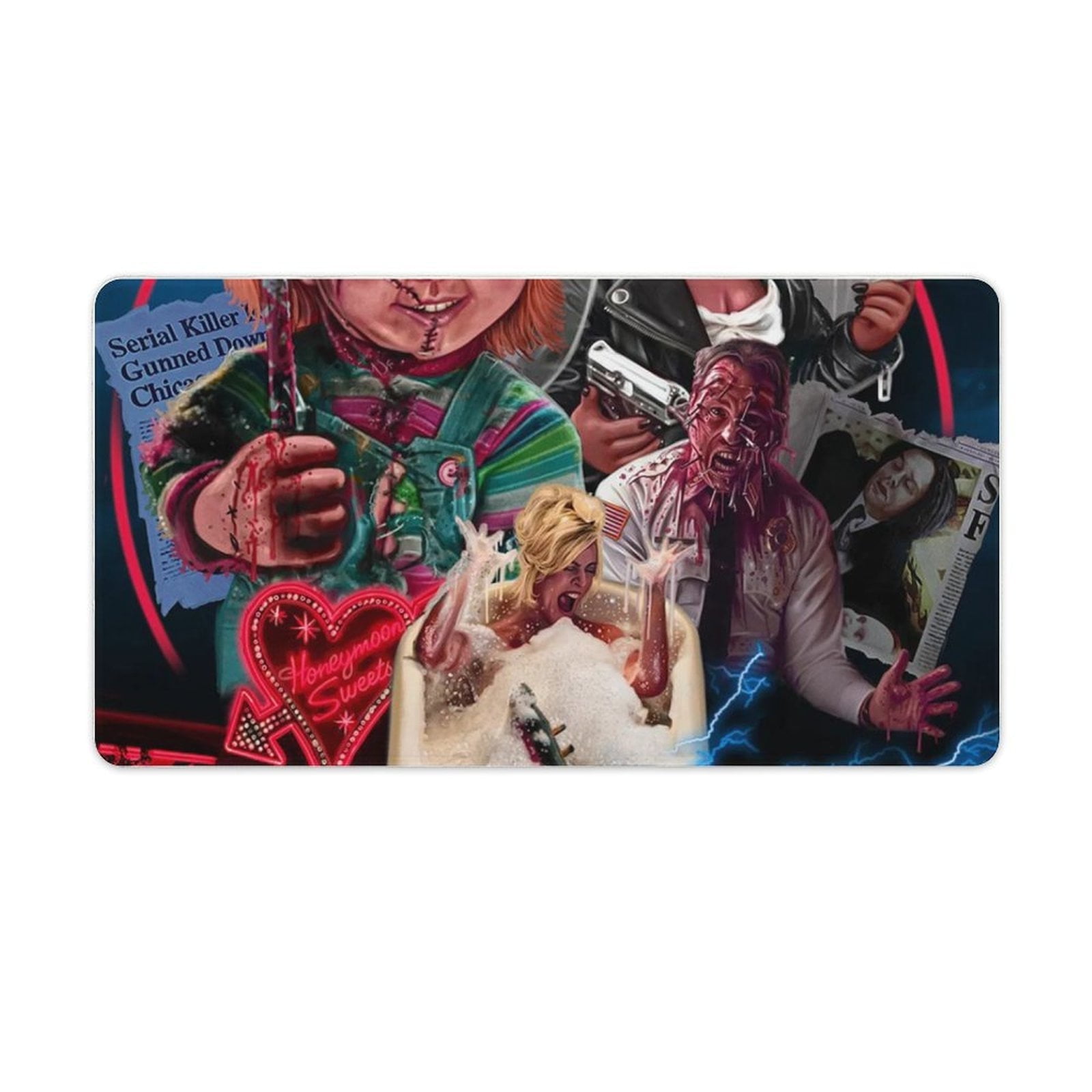 Bride Of Chucky Poster Extended Gaming Mouse Pad No-sliped Large Desk ...