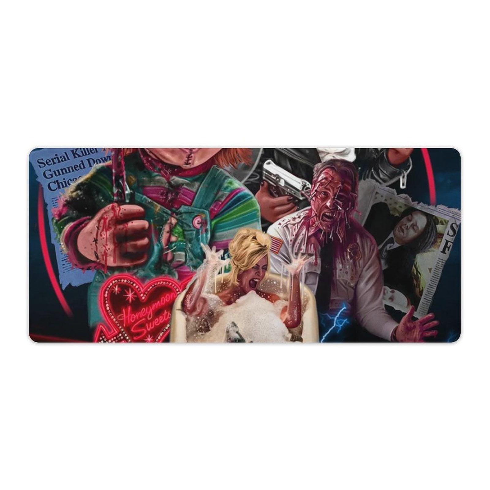 Bride Of Chucky Poster Extended Gaming Mouse Pad No-sliped Large Desk ...