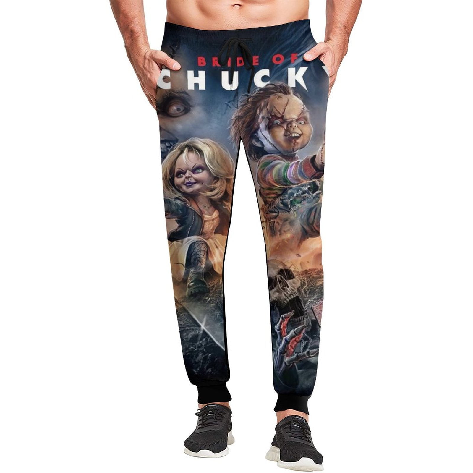 Bride Of Chucky Poster Mens Sweatpants Joggers Pants Trousers 3D ...