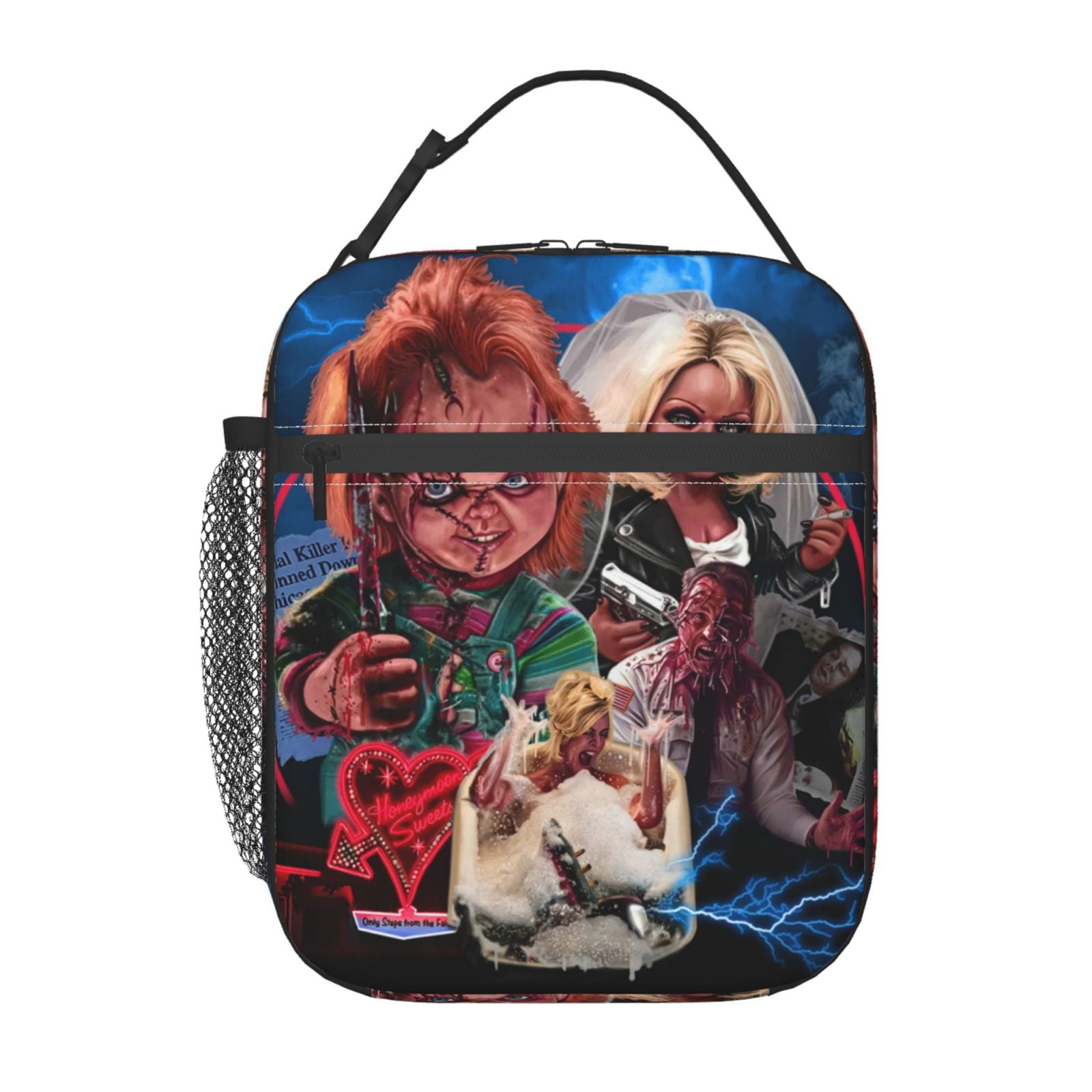 Bride Of Chucky Poster Portable Lunch Bag Insulated Lunch Box ...